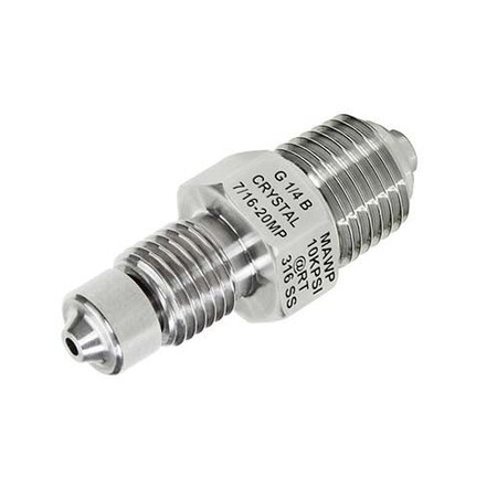 Crystal Pressure Ametek Crystal Cpf Male To Bsp Male Adapter, 0.25in MPM-1/4BSPM | Zoro